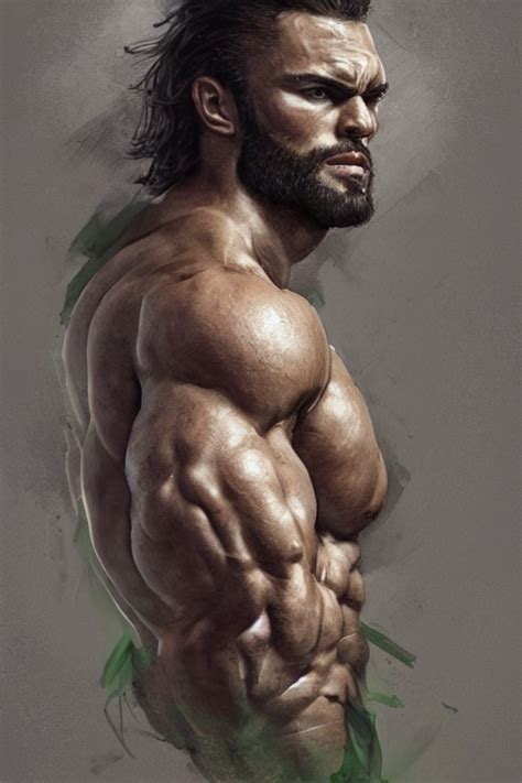 KREA AI The Ultimate Gigachad Incredibly Handsome Muscula