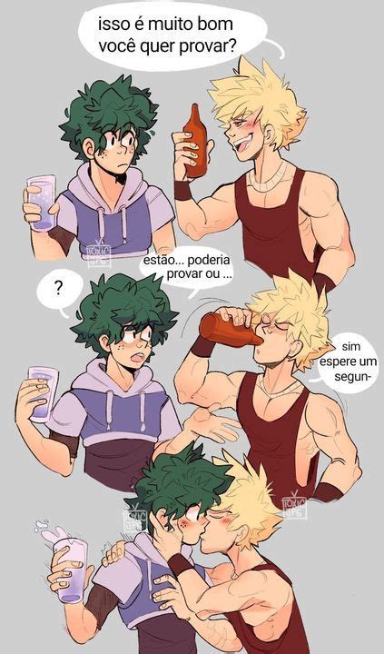 Imagens And Mini Comics ♡bakudeku♡ Em 2023 Personagens De Anime