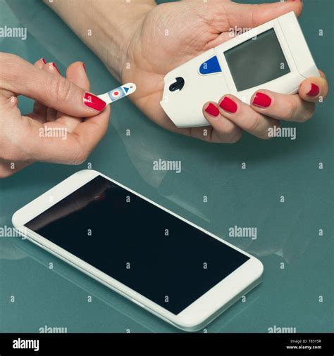 Blood Glucose Meter Hi Res Stock Photography And Images Alamy