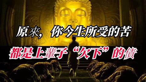 佛說：原來，你今生所受的苦，都是上輩子“欠下”的債！【每日佛學】 Youtube