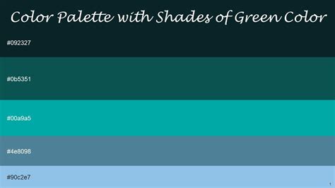 15 Green Color Palette Inspirations With Names Hex Codes 51 Off
