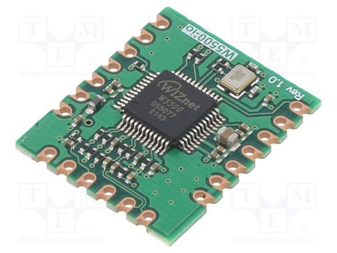 W5500 Io Wiznet Module Ethernet Comp W5100 33vdc 24x20x26mm