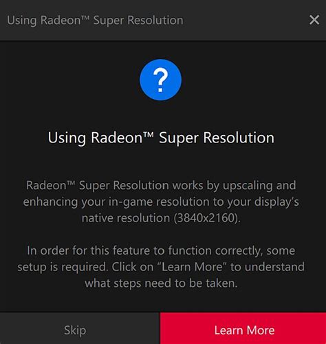 Configure Radeon Super Resolution With AMD Software Adrenalin Edition