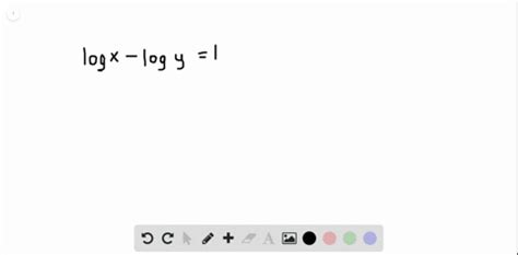 SOLVED Write Each Logarithmic Expression As A Single Logarithm Logx Logy