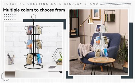 Amazon Nuanchu 12 Pockets Greeting Card Display Stand Countertop