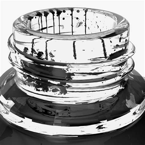 잉크 병 3d 모델 18 3ds Obj Max C4d Ma Free3d