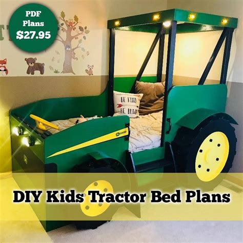 Tracteur Lit plans format pdf créer une chambre pour votre thème de