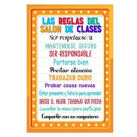 FaCraft Spanish Posters For Classroom Decorations Spanish Classrooms