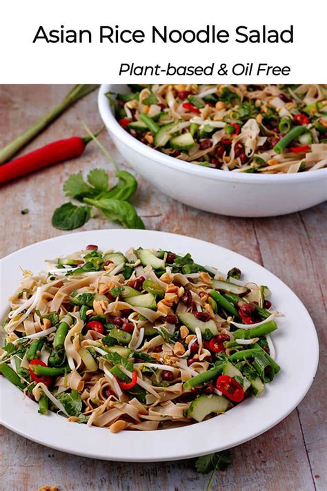 Vegan Rice Noodle Salad Oil Free Gluten Free Vegan With Gusto