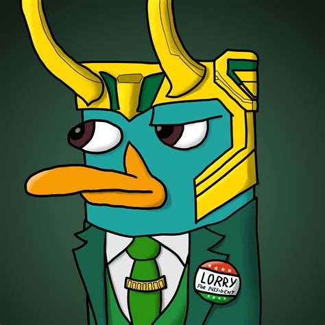 Perry The Platypus Dressed As Loki Nft P Rnft