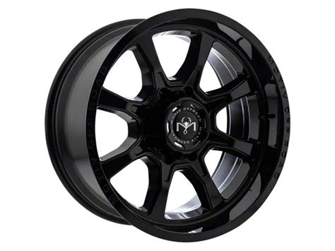 Motiv Offroad Toyota 4 Runner Glock Gloss Black 6 Lug Wheel 18x9 18mm Offset 427b 8906818 03