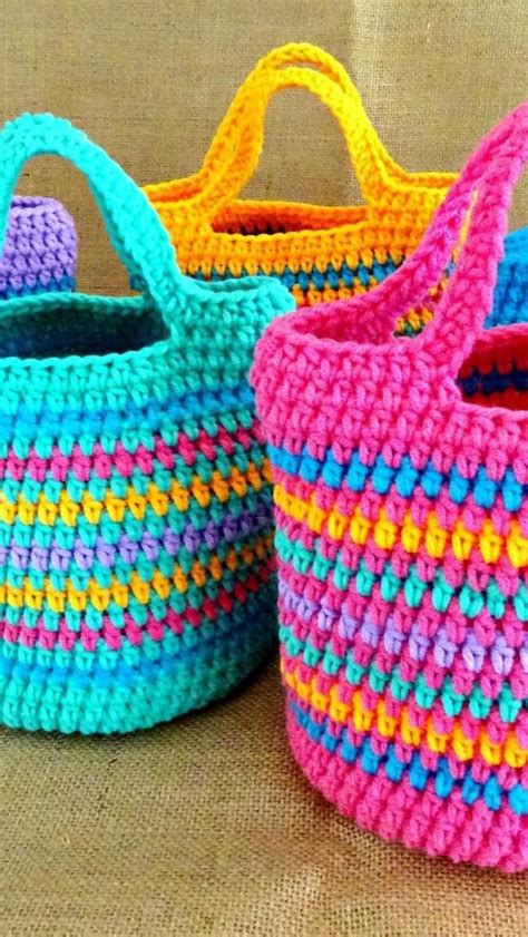 Girls Crochet Tote Bag Purse Crochet Pattern By Rhinestone Mumma