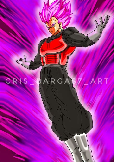 Vegeta Rose Art Anime Rose