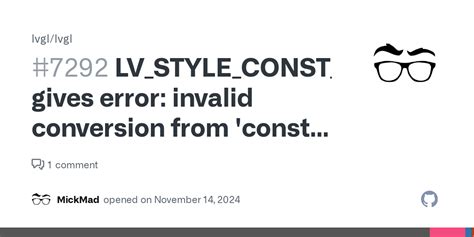 lv style const init gives error invalid conversion from const void