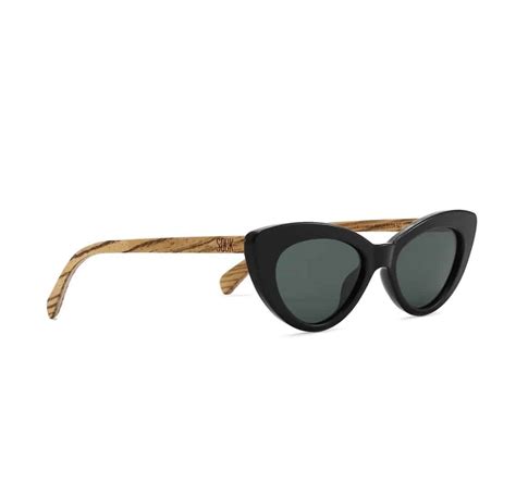 Savannah Midnight Wooden Sunglasses Mokye