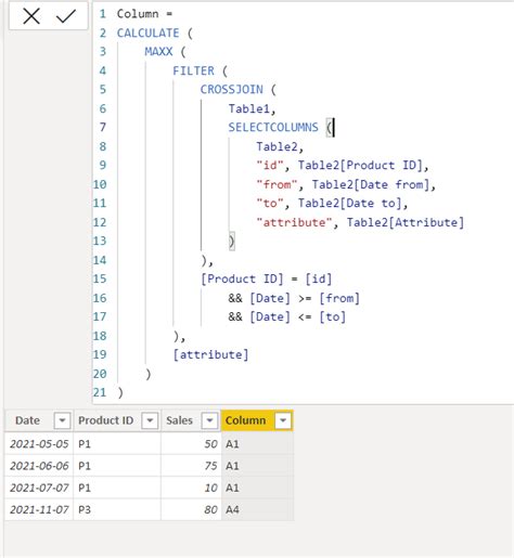 solved linking tables based on between date microsoft fabric community