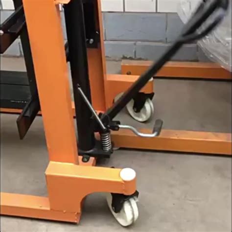 Chinese Hydraulic Manual Hand Stacker Forklift 1t 1 6m Lifting Manual Reach Stacker Price Buy