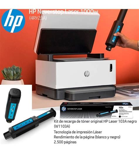 Hp Impresora Never Stop Laser 1000w Toner Continuo Mercado Libre