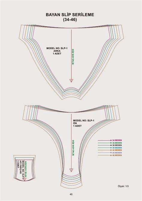 Underwear patterns book modelist kitapları