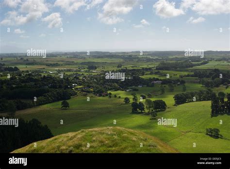 A New Zealand Rural Scene Of The Manawatu Region Of The Lower North
