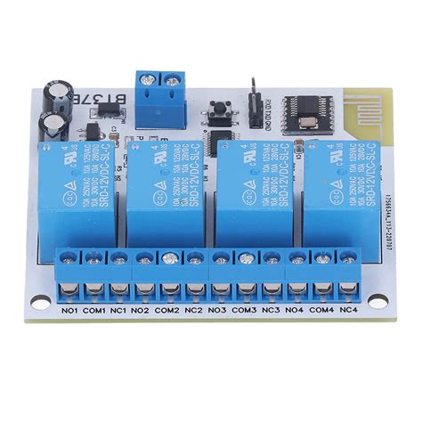 Módulo De Relé De Canal Relé Bluetooth De 4 Canales Panel De Relé De
