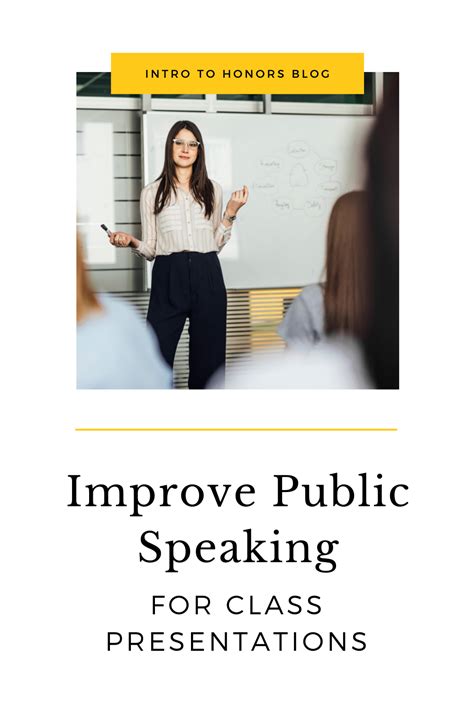 How To Improve Public Speaking For Class Presentations Intro To Honors College High School