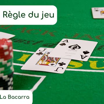 Règle du jeu "La Baccara" Cartes & Cie