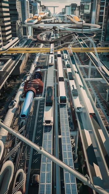Efficient And Reliable Mass Transit Solutions Premium Ai Generated Image