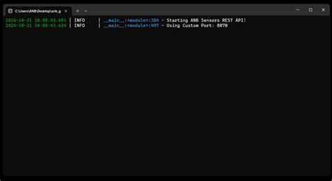 Graphical User Interface Anb Sensors Documentation