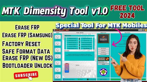 MTK Dimensity Tool 2024 Complete Tutorial Unlock Flash And Repair Made Easy YouTube