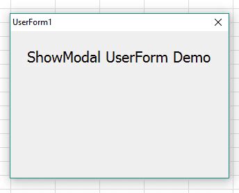 ShowModal VBA VbModal And VbModeless Wellsr