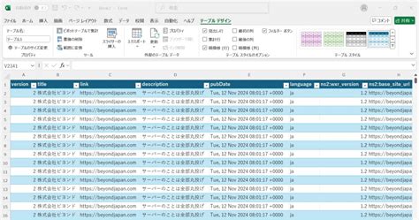 【簡単】xml から Excel へデータ変換・取り込む方法 株式会社ビヨンド