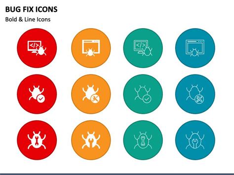 Bug Fix Icons Ppt For Effective Bug Identification