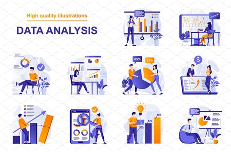 Data Analysis Web Illustrations Masterbundles
