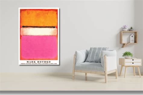 Mark Rothko Style Abstract Rothko Wall Art Rothko Reproduction Etsy