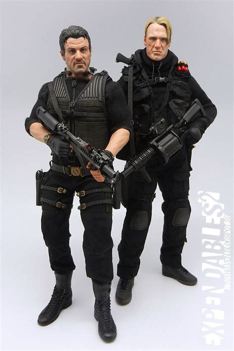 Toyhaven Presenting Expendables 2 Cast Of Barney Ross Lee Christmas And Gunner Jensen The
