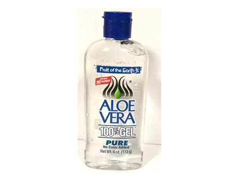 Fruit Of The Earth Aloe Vera Gel 4 Oz113 G Ingredients And Reviews