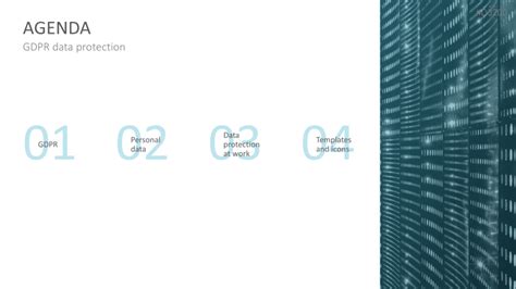 Gdpr Data Protection Powerpoint Template