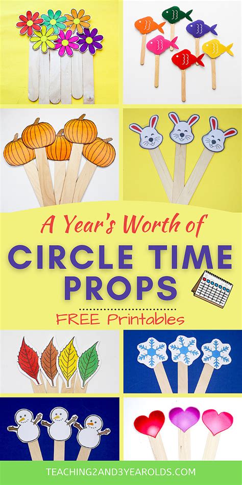 Circle Time Printables For Preschoolers