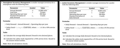 Solved Inventory Management Practice Focused On Ensuring