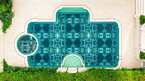 Glass Slabs And Lighting By Sicis Form Jewel Like Pool In Phnom Penh