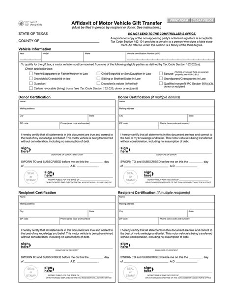 Texas T Affidavit Free Texas Small Estate Affidavit Form Small
