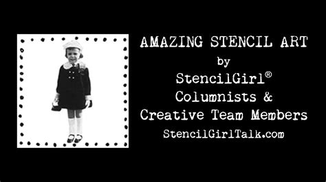Stencilgirl Talk Art Tutorials March And April 2021 Youtube