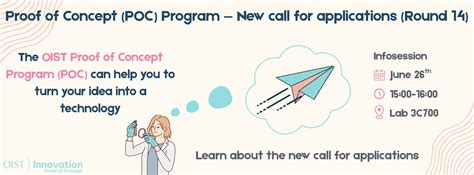 Proof Of Concept Poc Program — New Call For Applications Round 14 Info Session Oist Groups