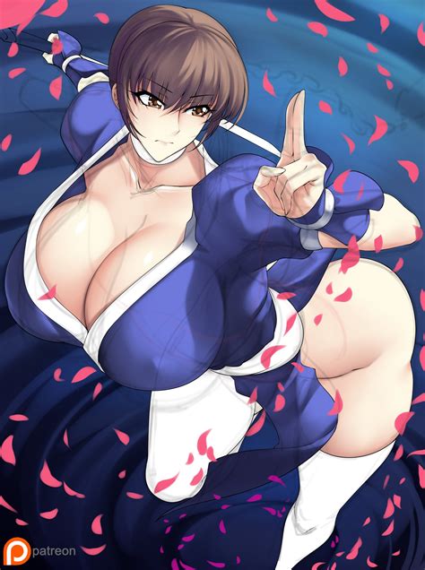 Haganef Kasumi Doa Dead Or Alive Highres 1girl Ass Breasts
