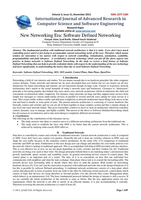 Pdf New Networking Era Software Defined Networking