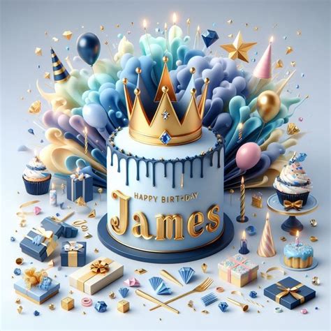 Birthday Cake James Happy 73rd Birthday Happy Birthday Images Happy