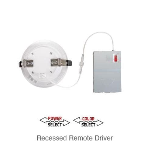 Buy Recessed Downlight 6 Circular Remote Driver Power And Color Select