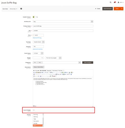 Customize Search Weight Magento 2 Elastic Search Ultimate Extension