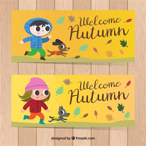 Free Vector Atumn Background Design